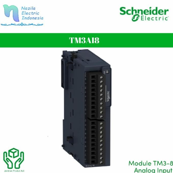 Jual SCHNEIDER TM3AI8 MODICON TM3-8 I/O ANALOG INPUT PLC M221 ORIGINAL ...