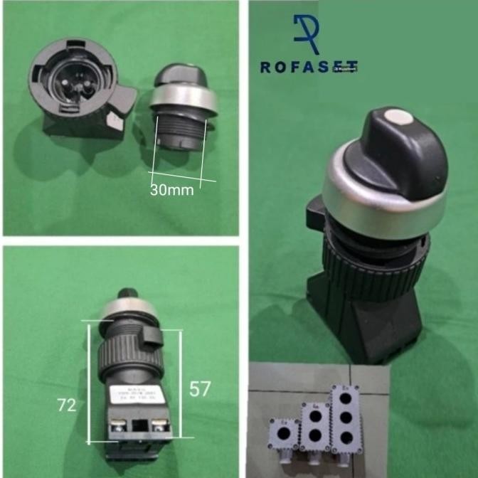 Jual explosion proof selector switch 3 position Q30mm Ex de IIc GB ...