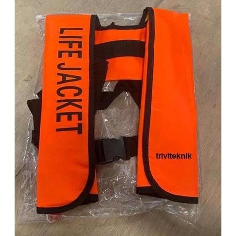 Jual jaket pelampung otomatis gas co2,automatic inflatable life jacket ...