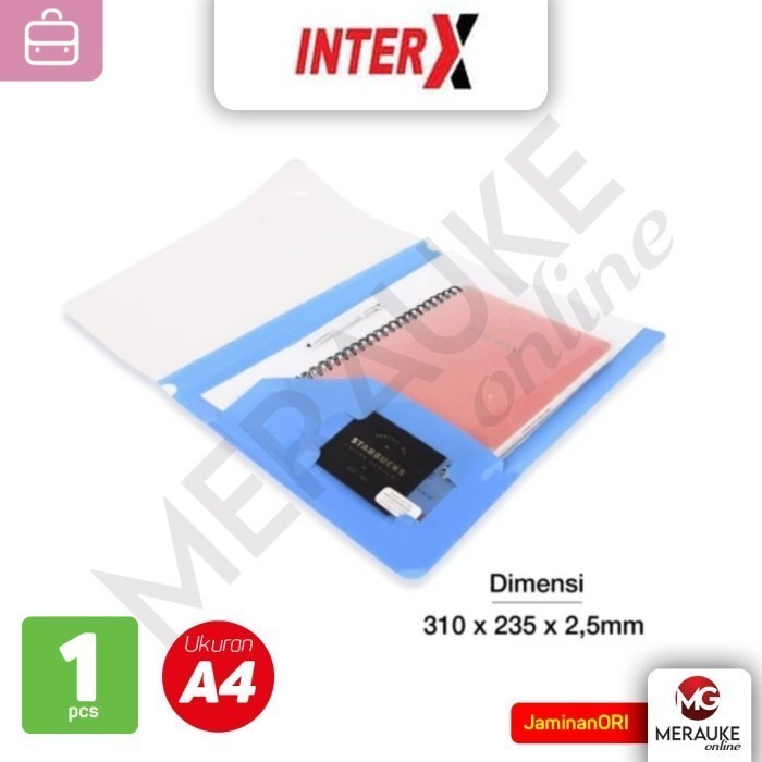 Jual InterX Business File / Map Plastik Snel A4 | Shopee Indonesia