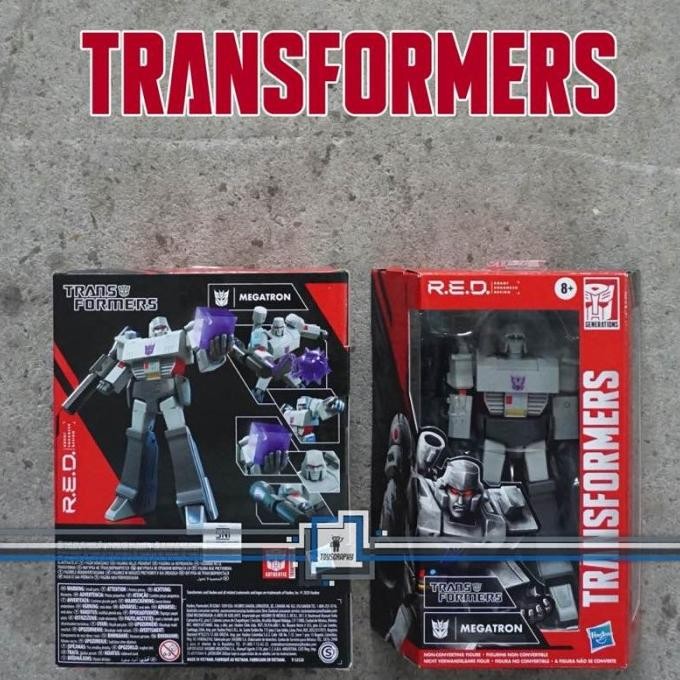 Jual Transformers R.E.D MEGATRON RED Full Artikulasi G1 With Cube ...