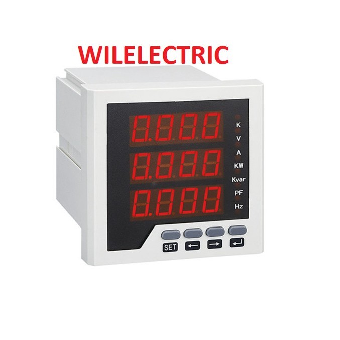 Jual Digital Multi Meter Multimeter Hz Amper Volt A V 3 Phase / Display 3P | Shopee Indonesia