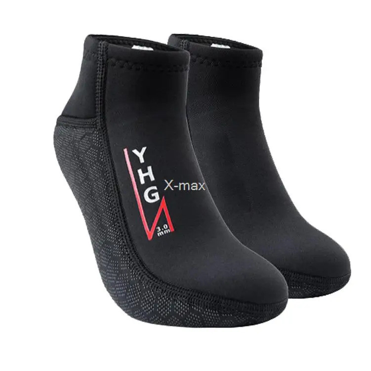 Jual 3mm Neoprene Socks Non-slip Surfing Elasticity Beach Boots Socks ...