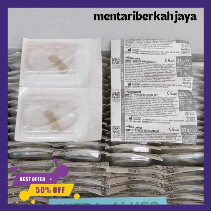 Jual WING NEEDEL 27G TERUMO. WINGED INFUSION SET. NEEDLE KUPU KUPU 27 G PILIHAN TERPOPULER ...