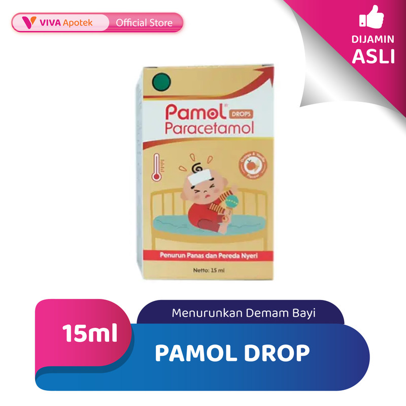 Jual Pamol Paracetamol Drop untuk Menurunkan Demam Bayi (15 ml ...