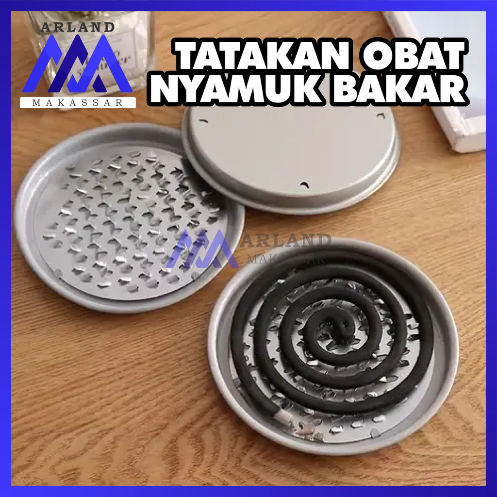 Jual AM Set Tatakan Obat Nyamuk Bakar Dengan Tutup Stainless Steel ...