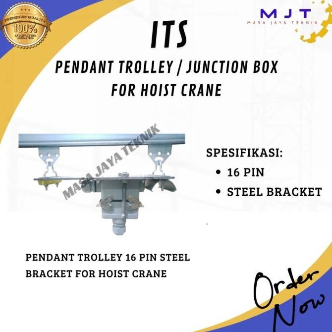 Jual Pendant Trolley Junction Box 16 Pin PVC Bracket for Hoist Crane ...