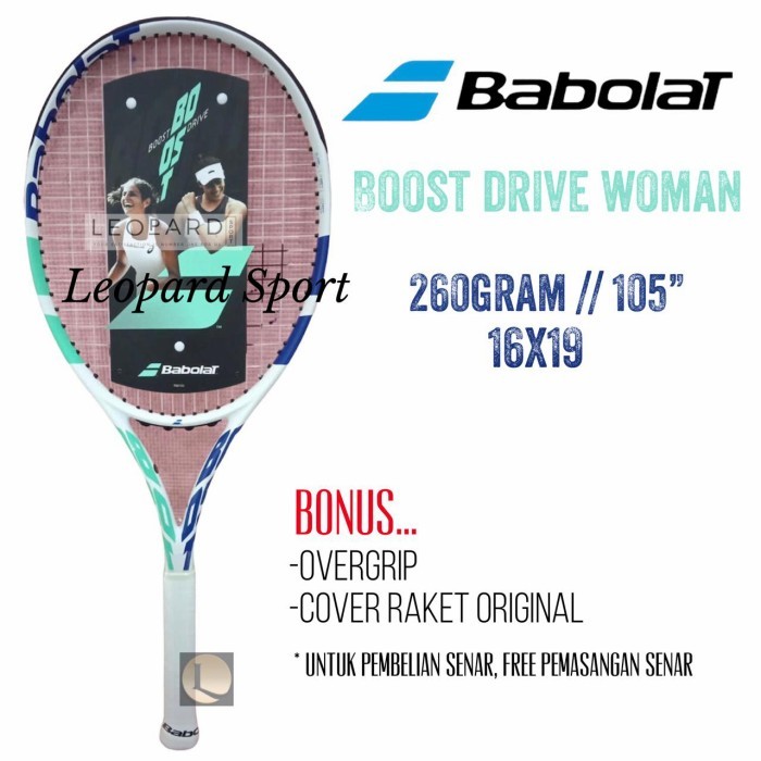 Jual Raket Tenis BABOLAT BOOST DRIVE WOMAN Berat : 260g 105" /Tenis ...