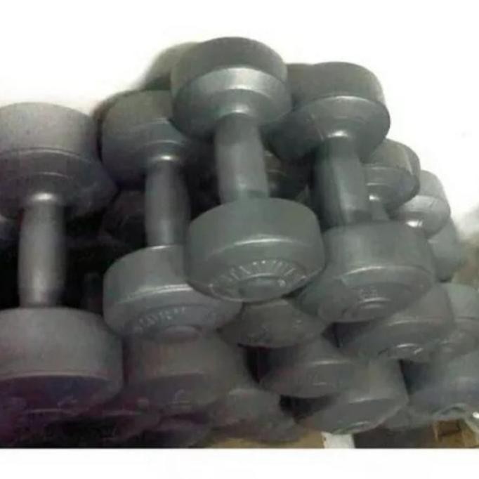 Jual Terbaru 2024 Dumble 4 Kg Barbel Pvc Abu Alat Latihan Beban Fitnes ...
