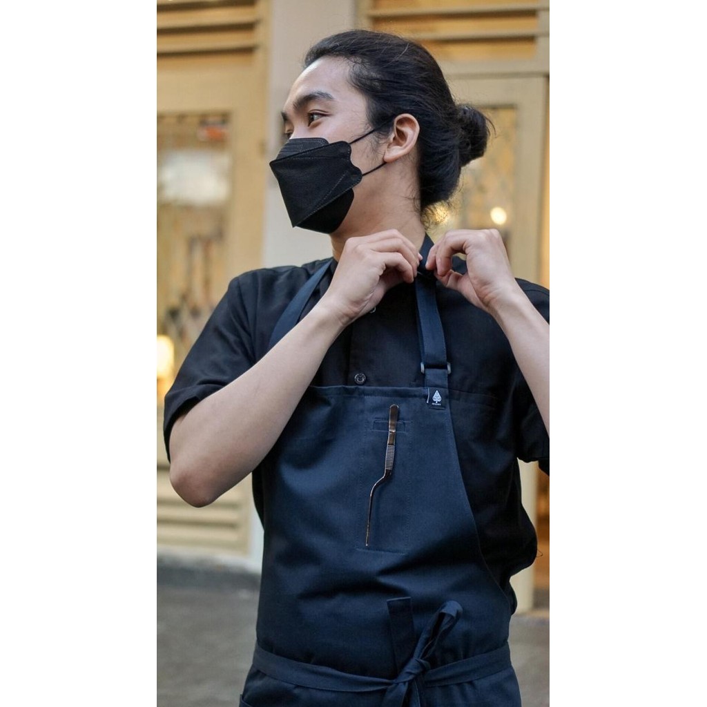 Jual Multi-Pocket Apron / Chef Apron / Kitchen Apron / Aksara Celemek ...