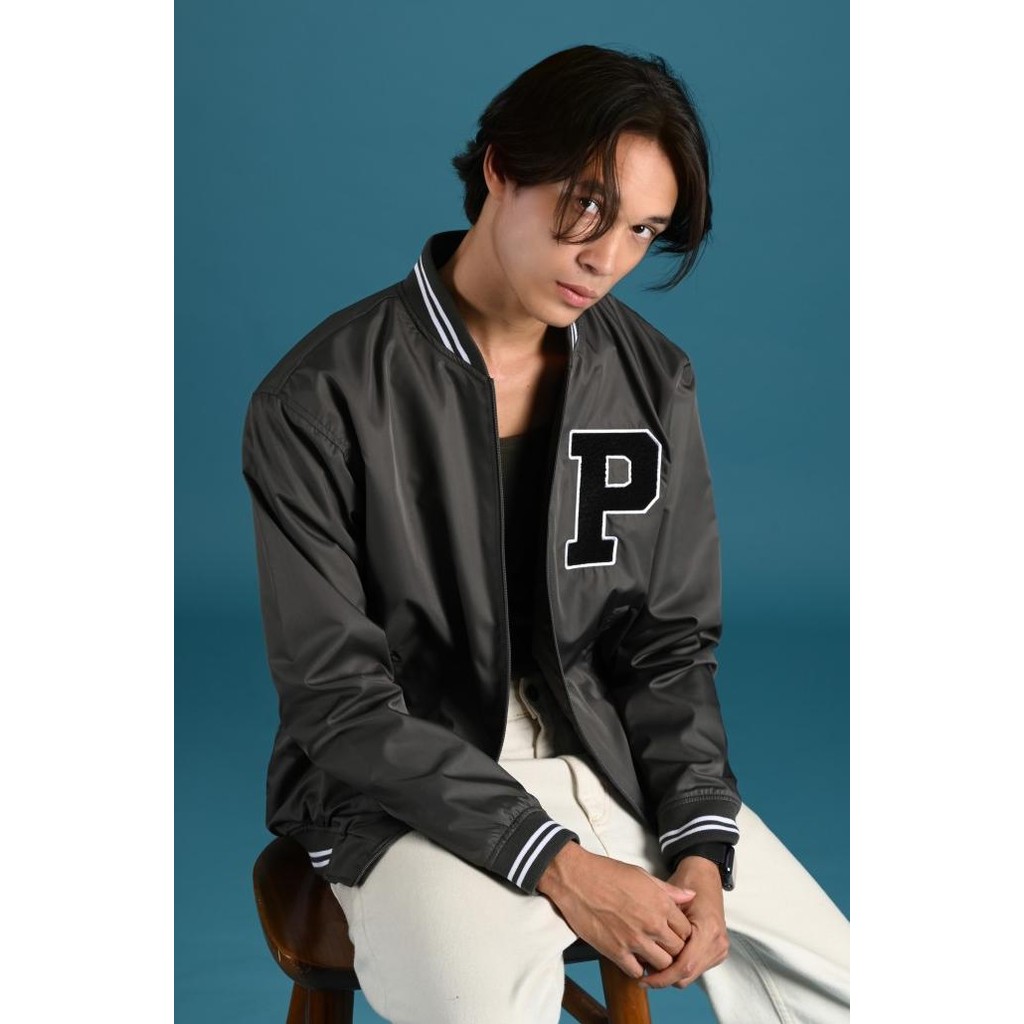 Jual Sale Jaket Prepp Studio Preppies Bomber Jacket Grey | Shopee Indonesia