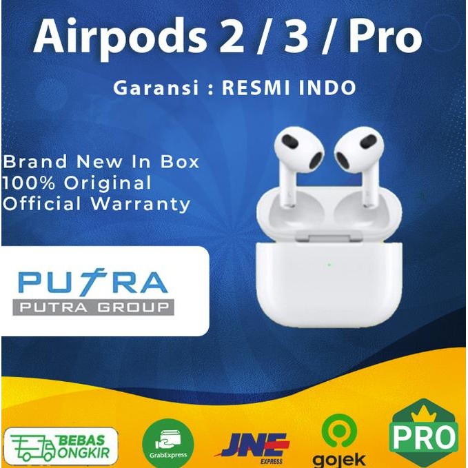 Jual (RESMI) Apple Airpods 2 3 2nd 3rd Generation / Airpods Pro 2 2nd Generation USB-C | Shopee ...