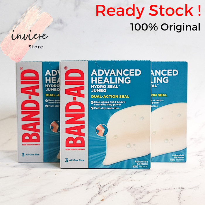 Jual Band-Aid Advanced Healing Hydro Seal Jumbo - 3 pcs bandaid ...