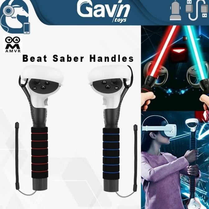 Jual OCULUS QUEST 1 2 STICK BEAT SABER GOLF DUAL HANDLE CONTROLLER ...