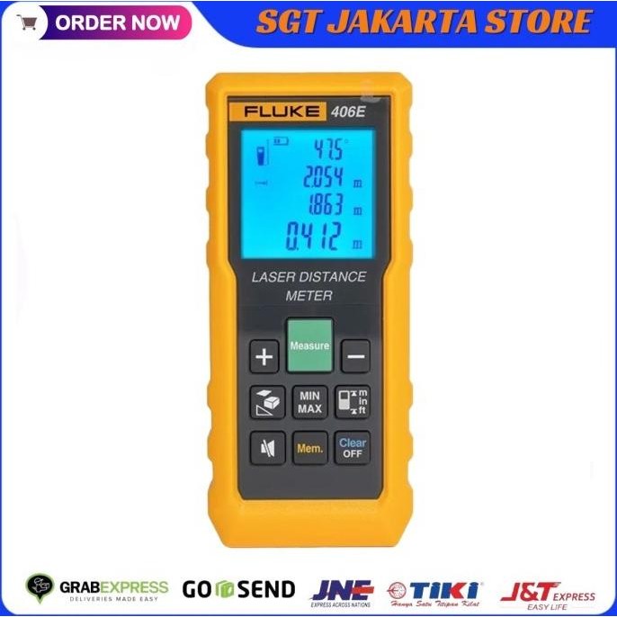 Jual Masih! Laser Distance Meter Fluke 406E Meteran Laser Digital ...