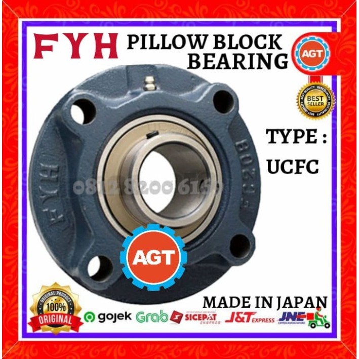 Jual Ucfc 210 Fyh Pillow Block Bearing Max Bore 50Mm | Shopee Indonesia