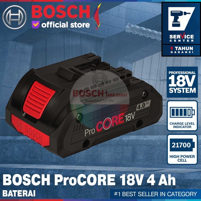 Jual Bosch Battery Cordless Procore 18V 4 Ah 18 Volt 4 Ampere Lithium ...