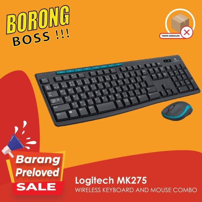 Jual Mouse Keyboard Mk 275 Forsale! | Shopee Indonesia