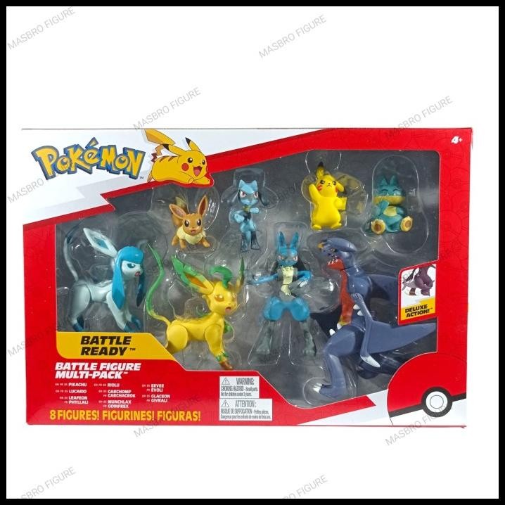Jual Action Figure Jazwares Pokemon Battle Figure Multi-Pack Pikachu ...