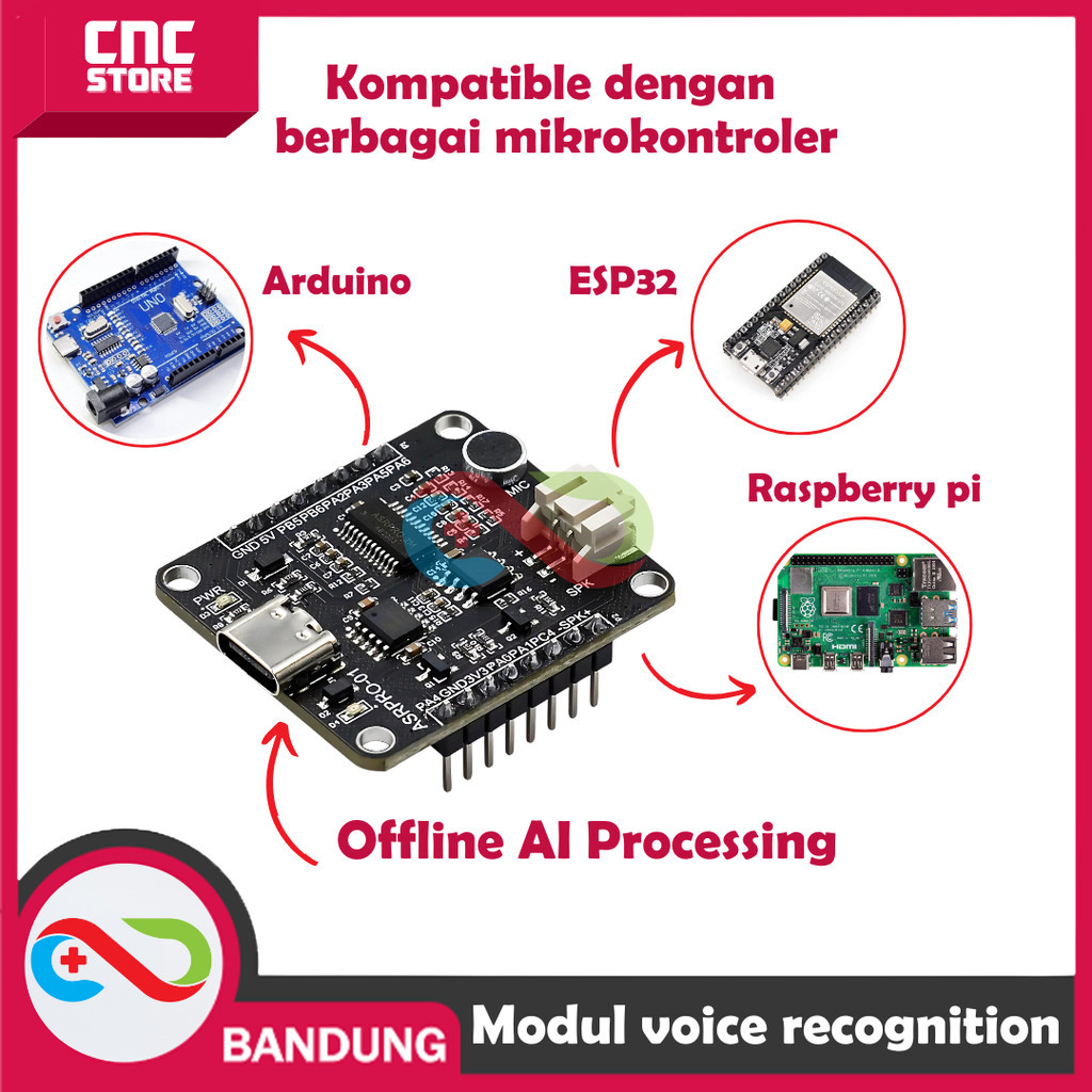 Jual MODUL SMART VOICE RECOGNITION ASR-PRO DIY OFFLINE AI PENGENALAN PERINTA SUARA | Shopee ...