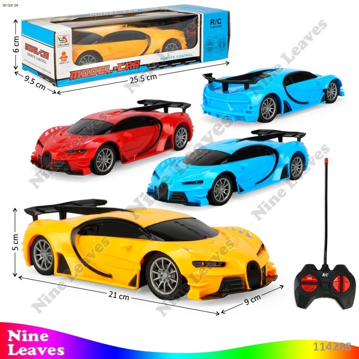 Jual Mainan Anak Remote Control R/C Mobil Sedan Bugatti 1:18 Lampu ...