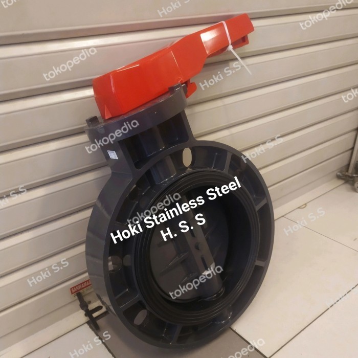Jual Bagus Butterfly Valve Pvc 8" Inch | Shopee Indonesia