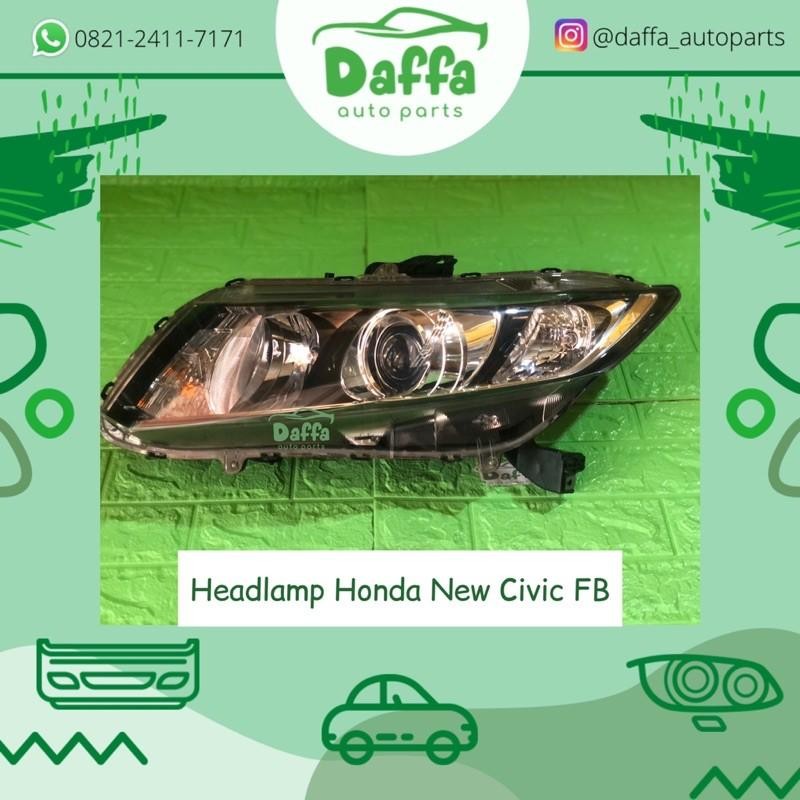 Jual Headlamp Headlight Lampu Depan Mobil Honda New Civic Fb Original ...