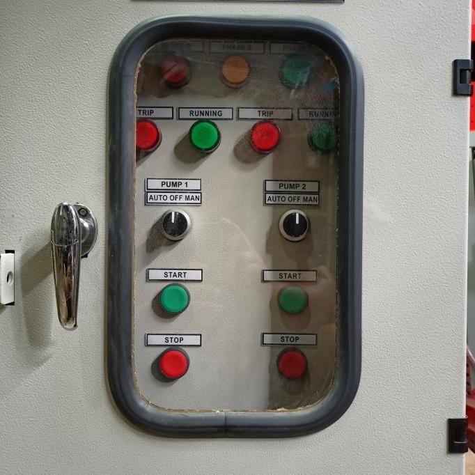 Jual Panel Sumpit/Sewage/Grease Trap Pump 2 Pompa DOL dan Star Delta ...