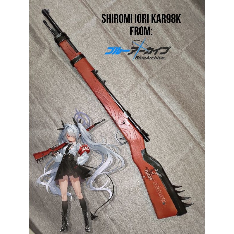 Jual Prop KAR98K Shiromi Iori Cosplay dari Game Blue Archive | Shopee ...