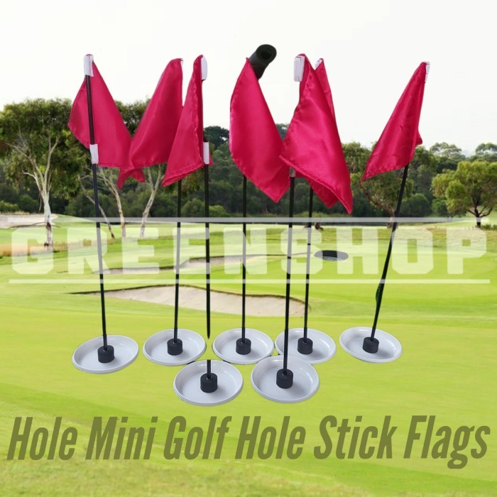 Jual Hole Mini Golf - Hole Stick Flags - Hole Tiang Bendera Golf ...
