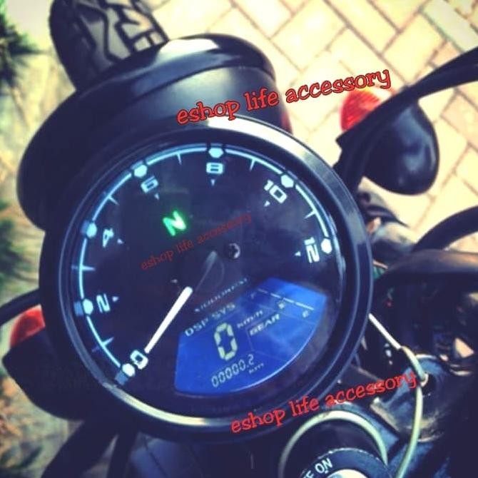 Jual KOMPLIT Speedometer digital analog rpm gear position speedo ...