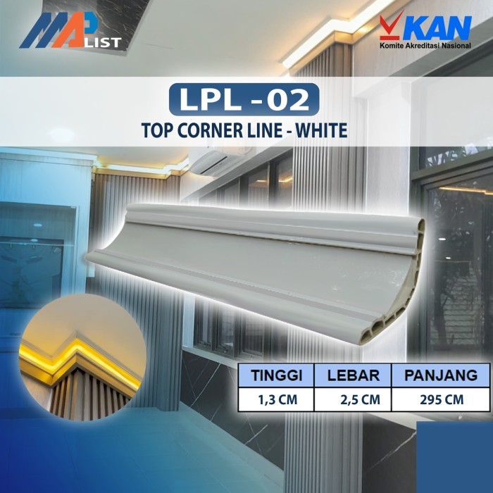 Jual LIST LAMPU PLAFON WPC LIST PLAFOND | Shopee Indonesia