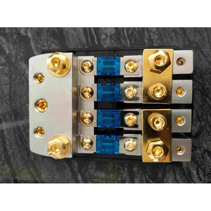 Jual Fuse Distribution Block/ Sekring Audio Mobil 4 Jalur High Quality ...