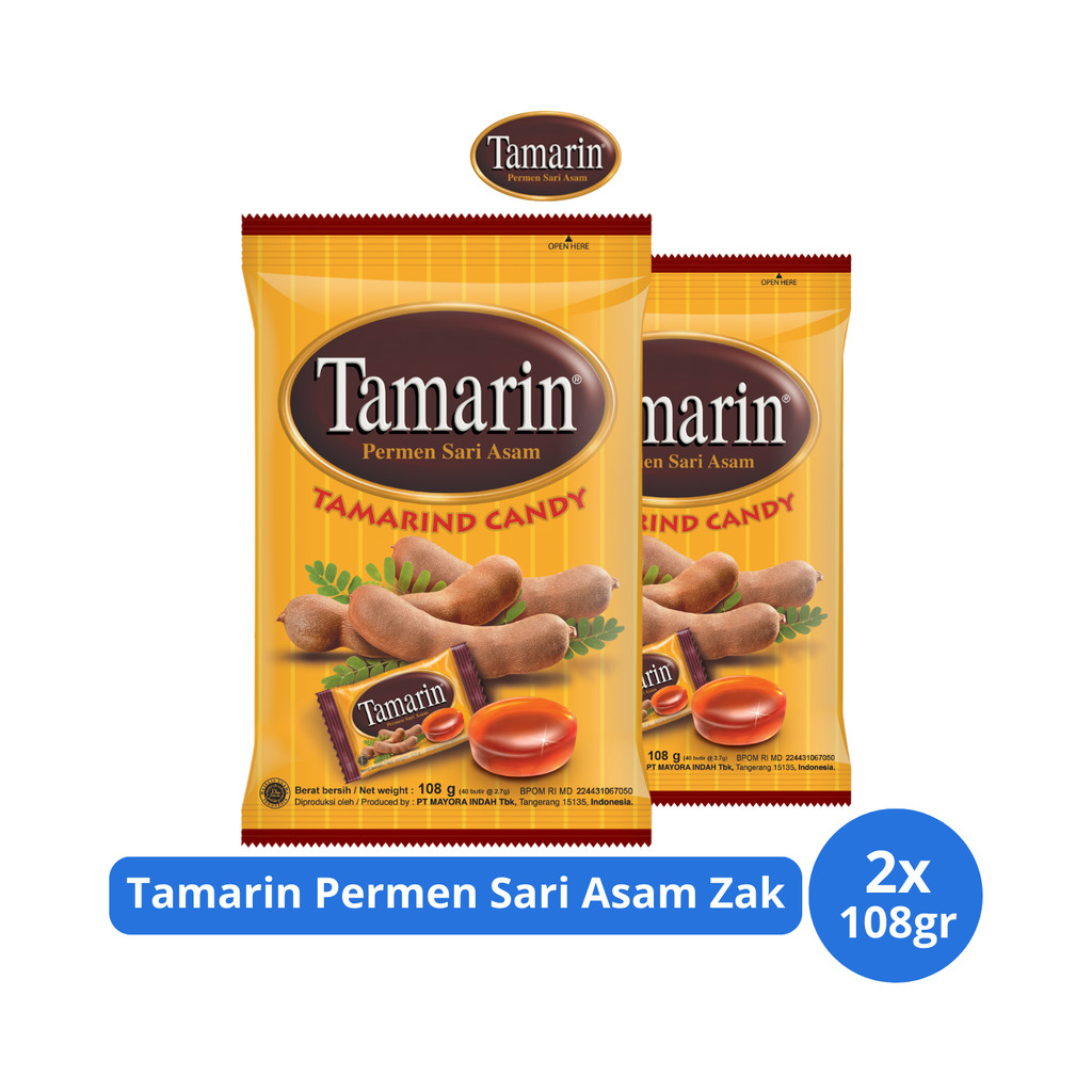 Jual Tamarin Permen Sari Asam Zak 108gr x 2 pcs | Shopee Indonesia