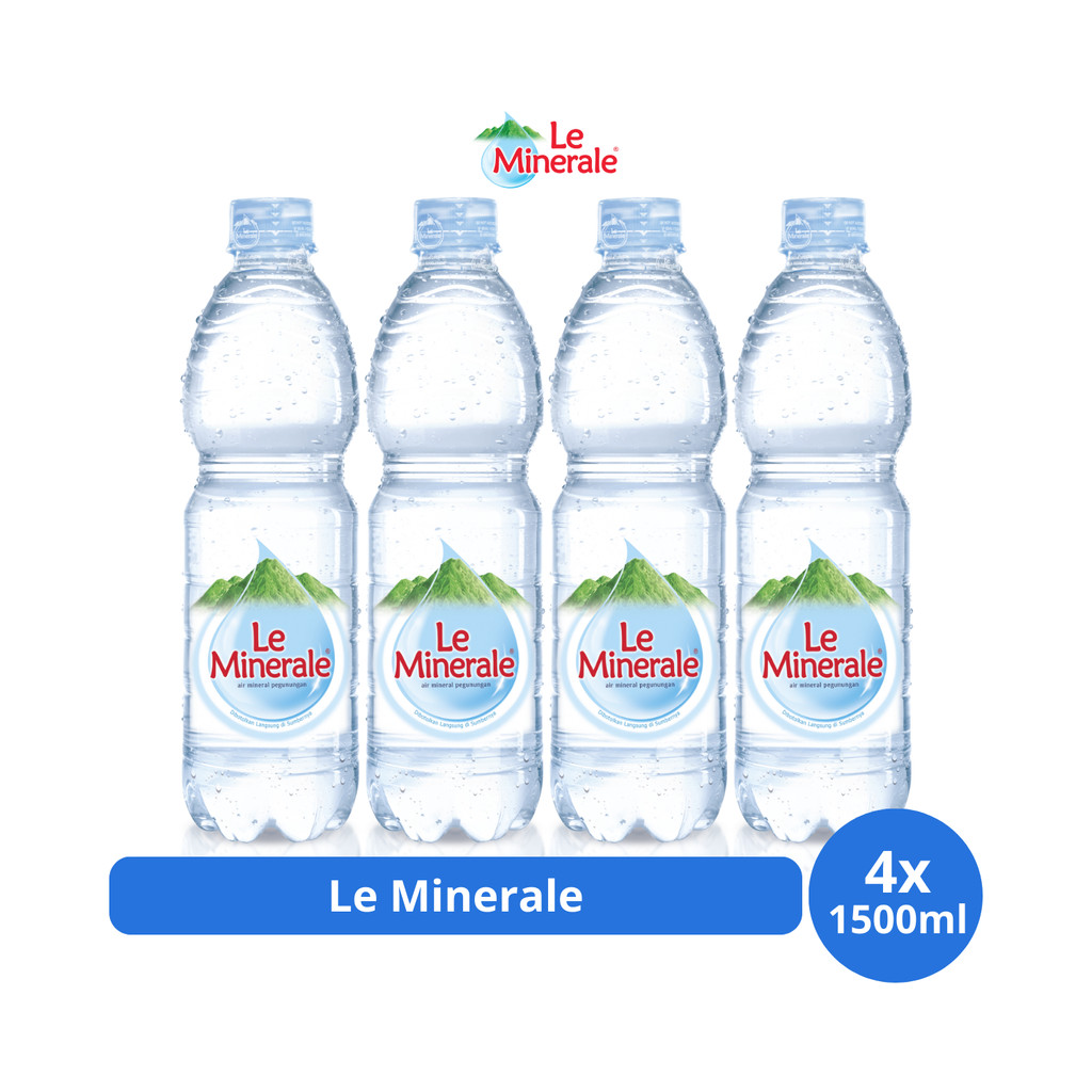 Jual Le Minerale 1500ml x 4 pcs | Shopee Indonesia