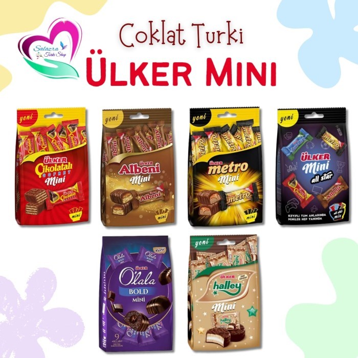 Jual SALE Cemilan Coklat Ulker Turki Mini Albeni Mini Ulker Gofret Mini ...