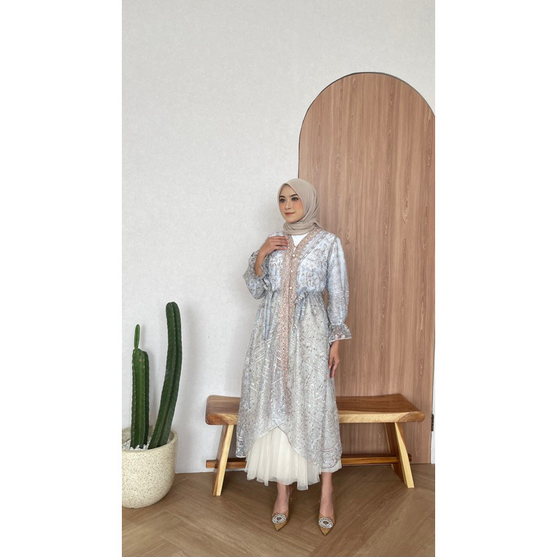 Jual Outer Fashion Brokat Perfectu Official Alaia Outer Brukat ...