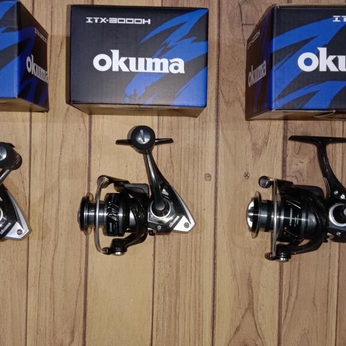 Jual Reel Spinning OKUMA ITX 2500H, 3000H, 4000H power handle super ...