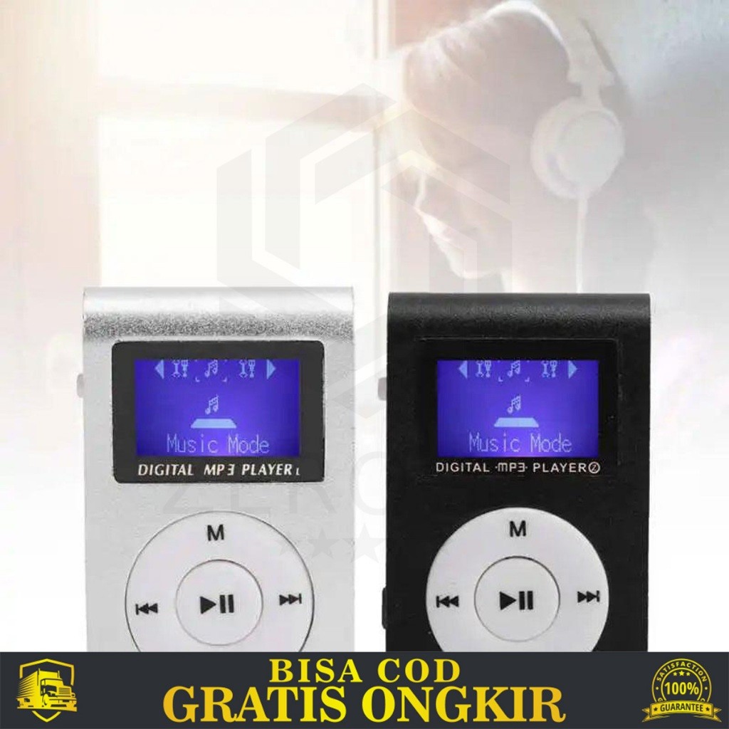 Jual MINI DIGITAL MP3 CARD MEMORI LAYAR LCD DISPLAY PORTABLE AUDIO JACK ...