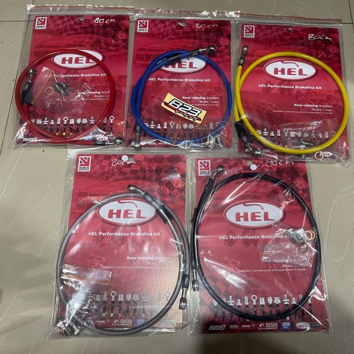 Jual selang rem hel ninja ss rxking original 80cm selang rem hel ...
