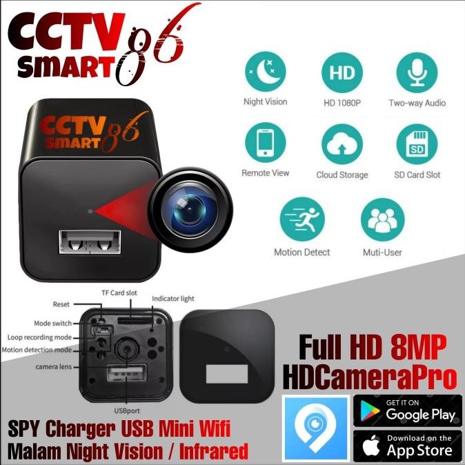 Jual CCTV Wifi Spy Hidden Camera Kamera Pengintai Tersembunyi Mini ...