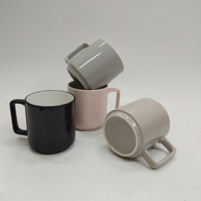 Jual Mug Gelas Keramik Cantik Stackable Glossy Estetik GM | Shopee ...