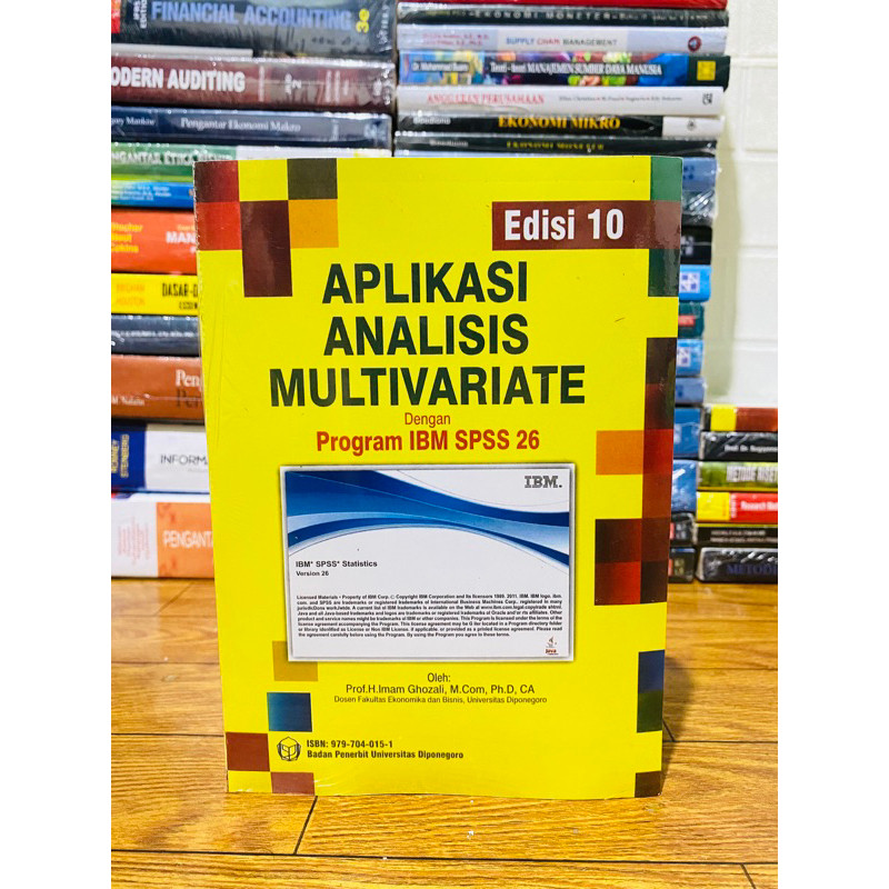 Jual Aplikasi analisis multivariate dengan program IBM SPSS 26 - Imam ghozali | Shopee Indonesia