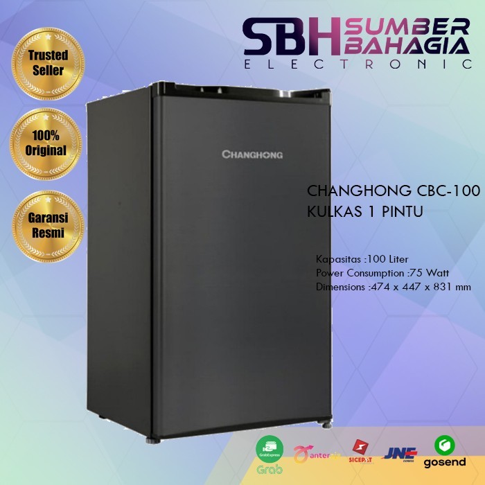 Jual CHANGHONG CBC-100 KULKAS 1 PINTU (NEW) (KHUSUS BANDUNG) | Shopee Indonesia