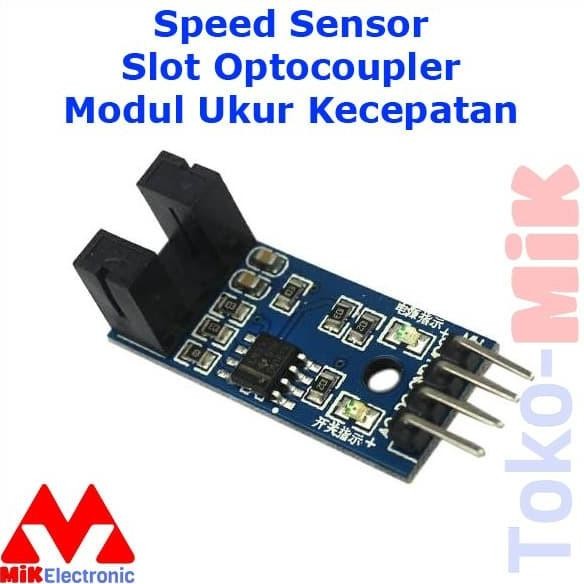 Jual Baru MOTOR SPEED SENSOR MODUL UKUR RPM KECEPATAN SLOT OPTOCOUPLER ...