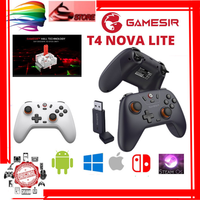 Jual GameSir T4 Nova Lite Wireless Gamepad Controller Switch PC Smartphone | Shopee Indonesia