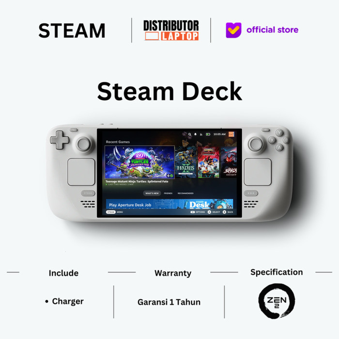 Jual Steam Deck Valve Handheld Gaming OLED / LED | Shopee Indonesia