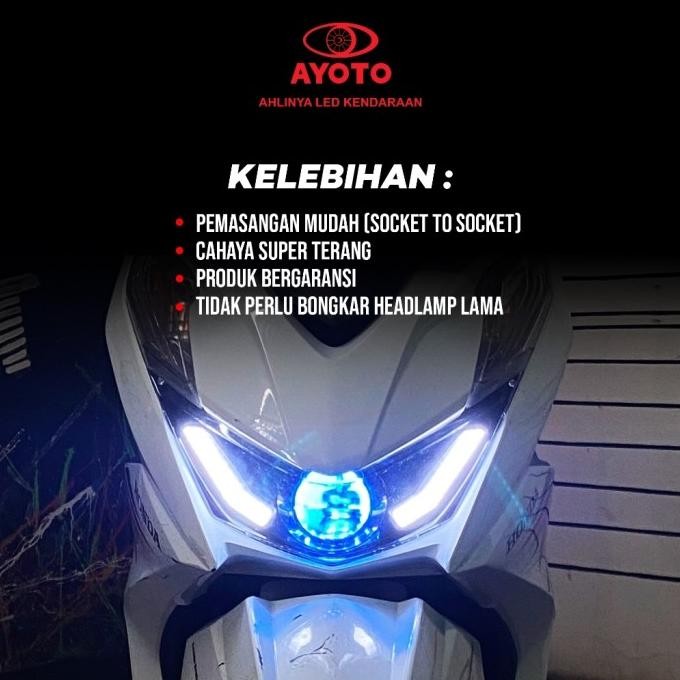Jual 0HEADLAMP REFLEKTOR FULL SET BEAT DELUXE BILED PROJECTOR 2INCHI ...