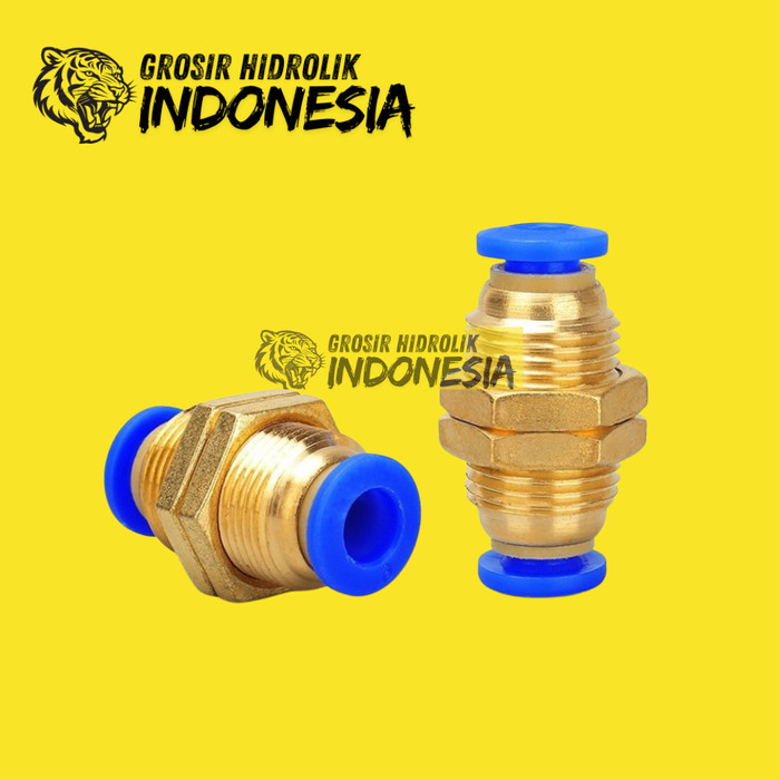 Jual MPM 8 FITTING BULK HEAD PNEUMATIC SLIP LOCK SELANG WITH RING MUR ...