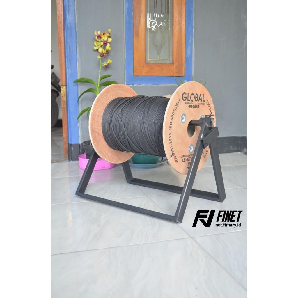 Jual Roll Kabel FO Alat Tarik Cable Fiber Optik Gulung Dudukan Drop ...